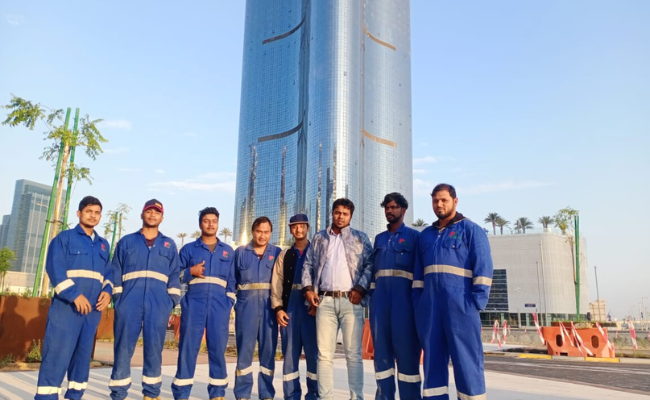 Pure Solution Technical Services in UAE, Rope Access, Facade Cleaning